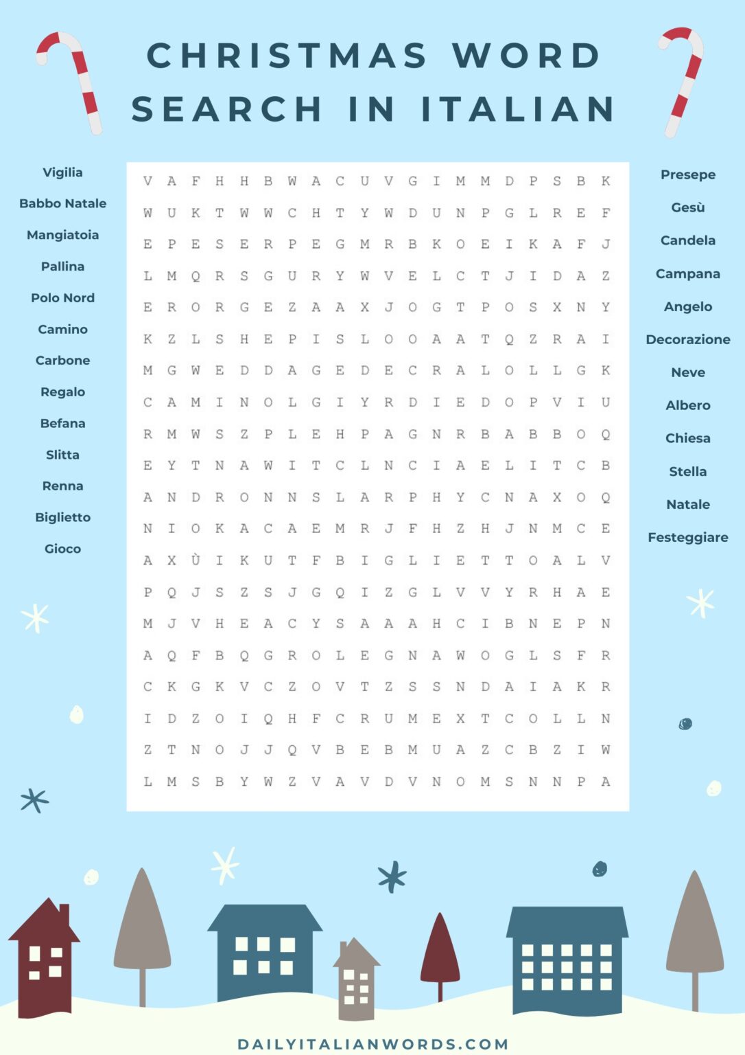 Christmas Greetings in the Italian Language - Daily Italian Words