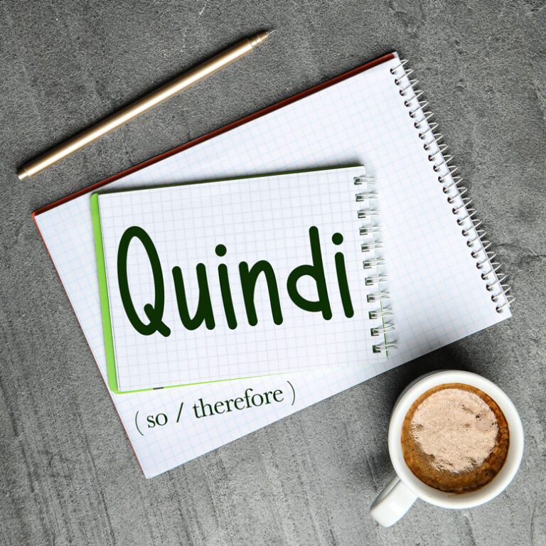Italian Word of the Day: Quindi (so / therefore) - Daily Italian Words
