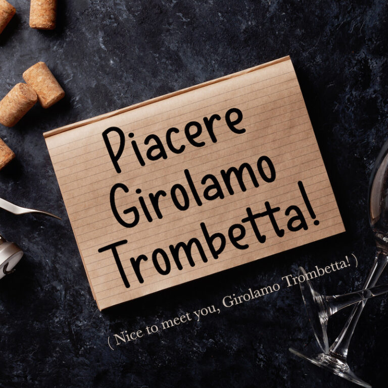 What does Alberto say in Luca? - "Piacere Girolamo Trombetta!" Daily ...