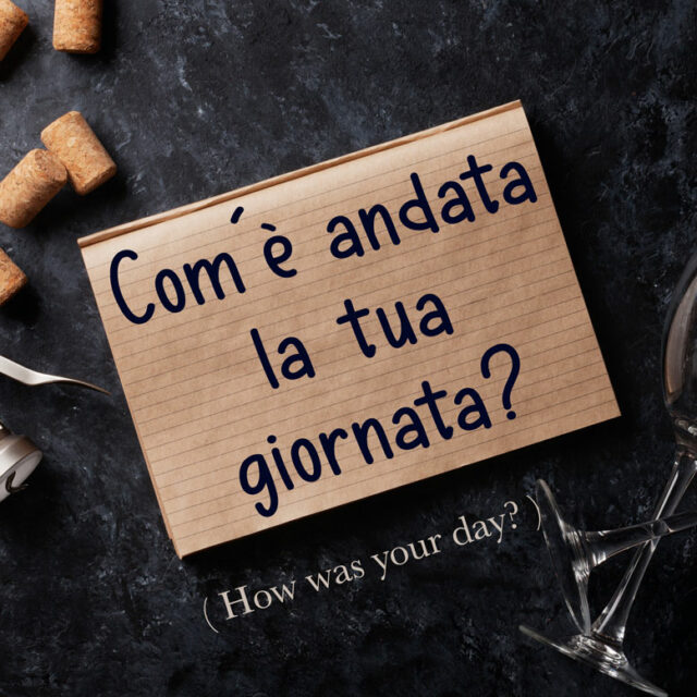 Italian phrase: how are you doing today? (how are you today ...