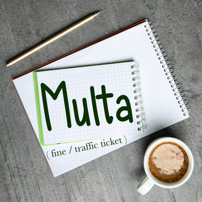 Italian Word of the Day: Multa (fine / traffic ticket) - Daily Italian ...