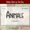 Italian Word of the Day: Animale (animal) - Daily Italian Words