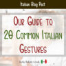 Our Guide to 20 Common Italian Gestures (Explained with Video Examples ...