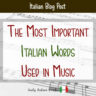 Musica, maestro! - The Most Important Italian Words Used in Music ...