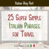 25 Super Simple Italian Phrases for Travel - Daily Italian Words