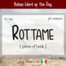 Italian Word of the Day: Rottame (wreck / piece of junk) - Daily ...