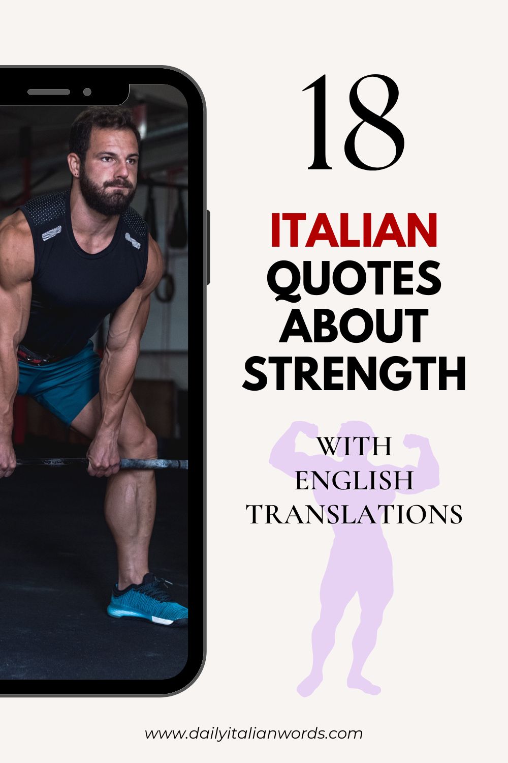 18 Italian Quotes about Strength - Daily Italian Words