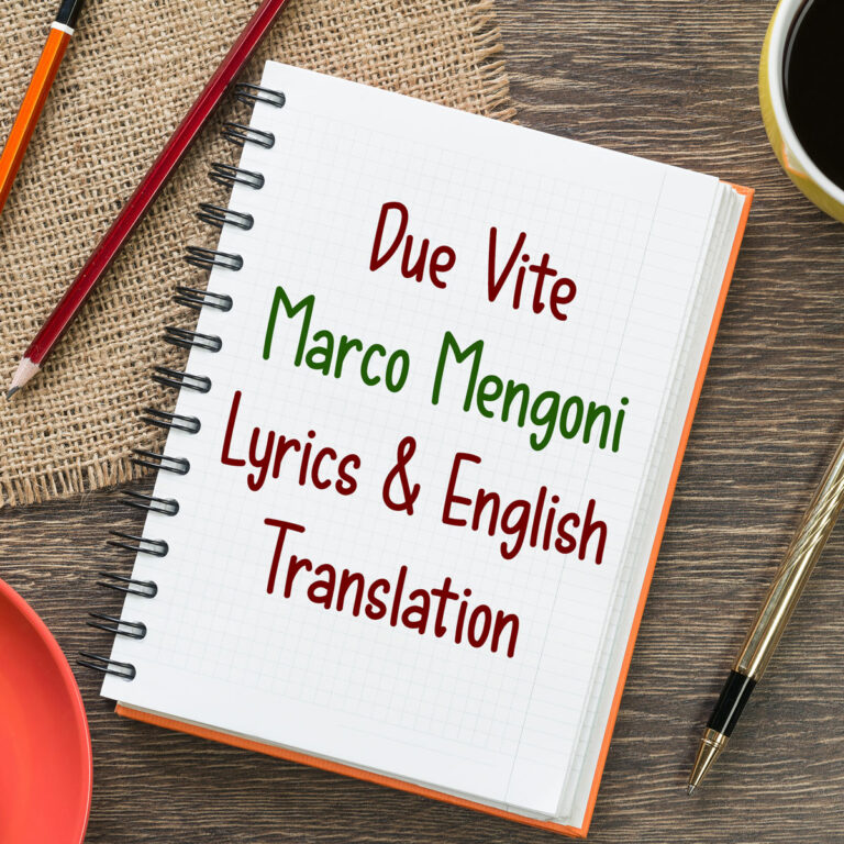 Italian Song Lyrics Archives - Daily Italian Words