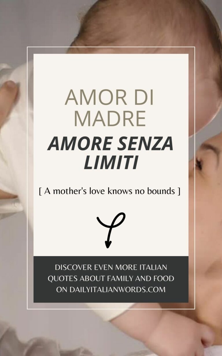 23 Italian Quotes & Expressions about Family and Food - Daily Italian Words