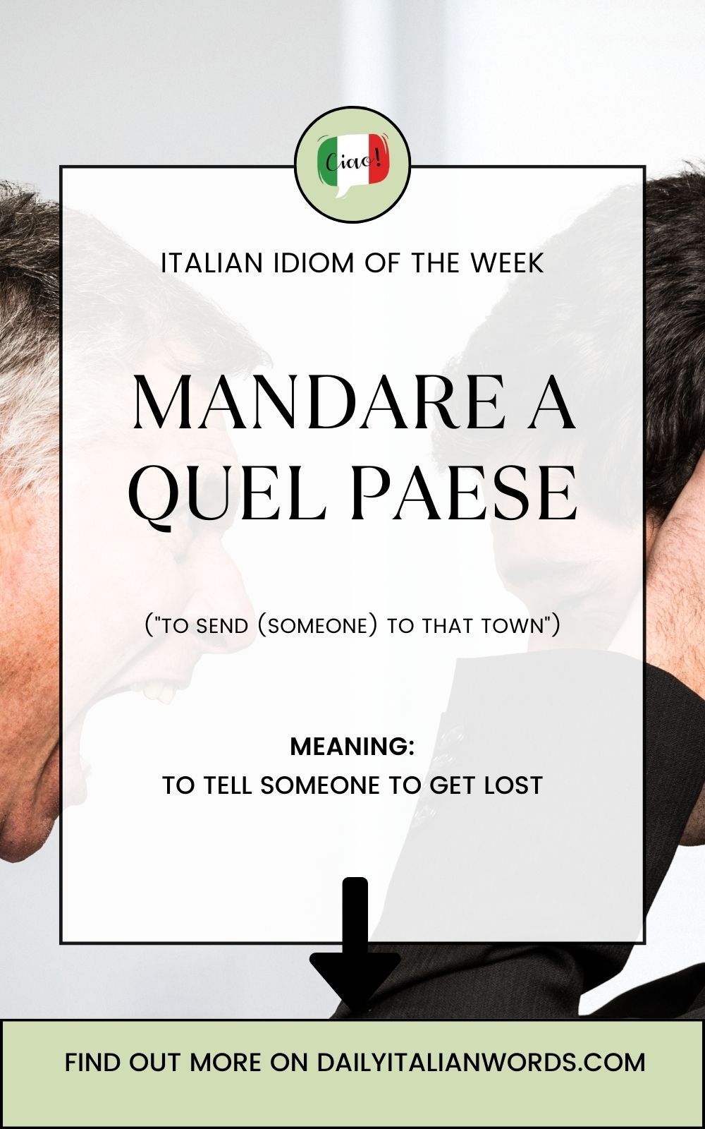 Italian Idiom of the Week: Mandare a quel paese (to tell someone to get ...