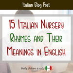 Italian Song Lyrics Archives - Daily Italian Words