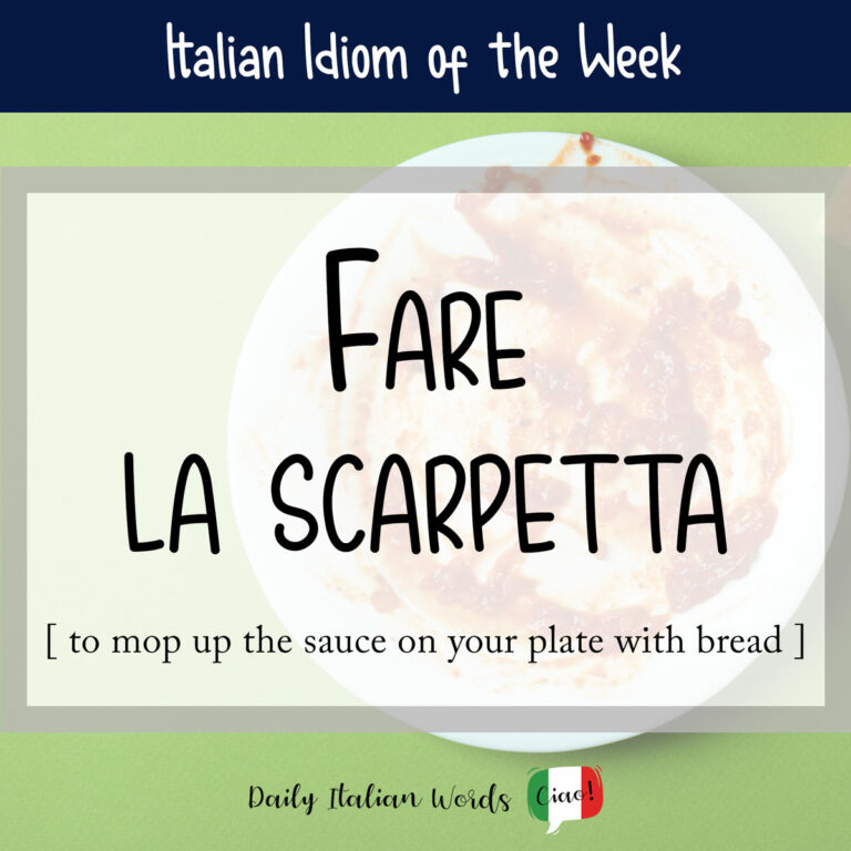 Italian Idiom: Fare la scarpetta (Using bread to soak up sauce) - Daily ...