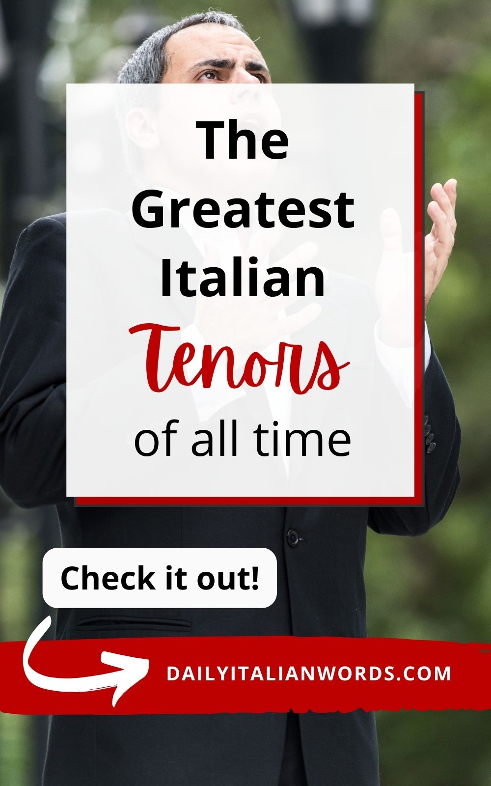 The Greatest Italian Tenors of All Time - Daily Italian Words