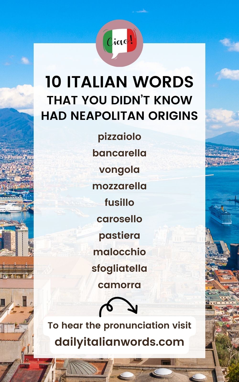 10 Italian Words You Didn't Know Had Neapolitan Origins - Daily Italian ...