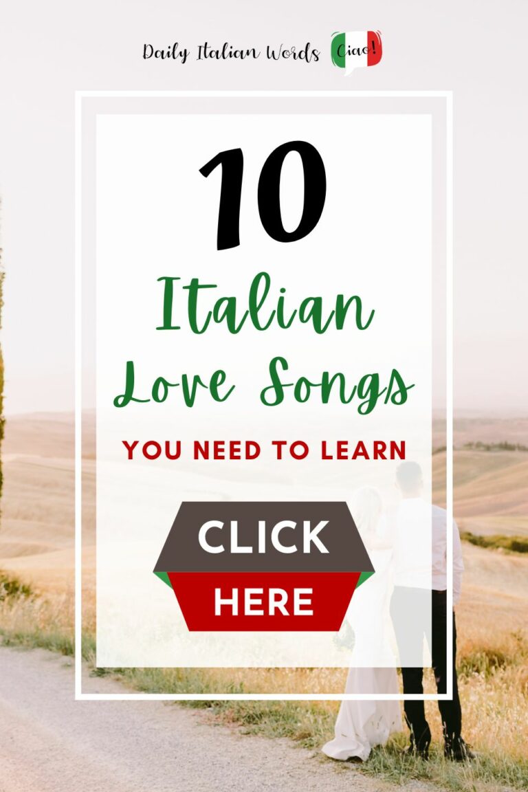 10 Beautiful Italian Love Songs - Daily Italian Words