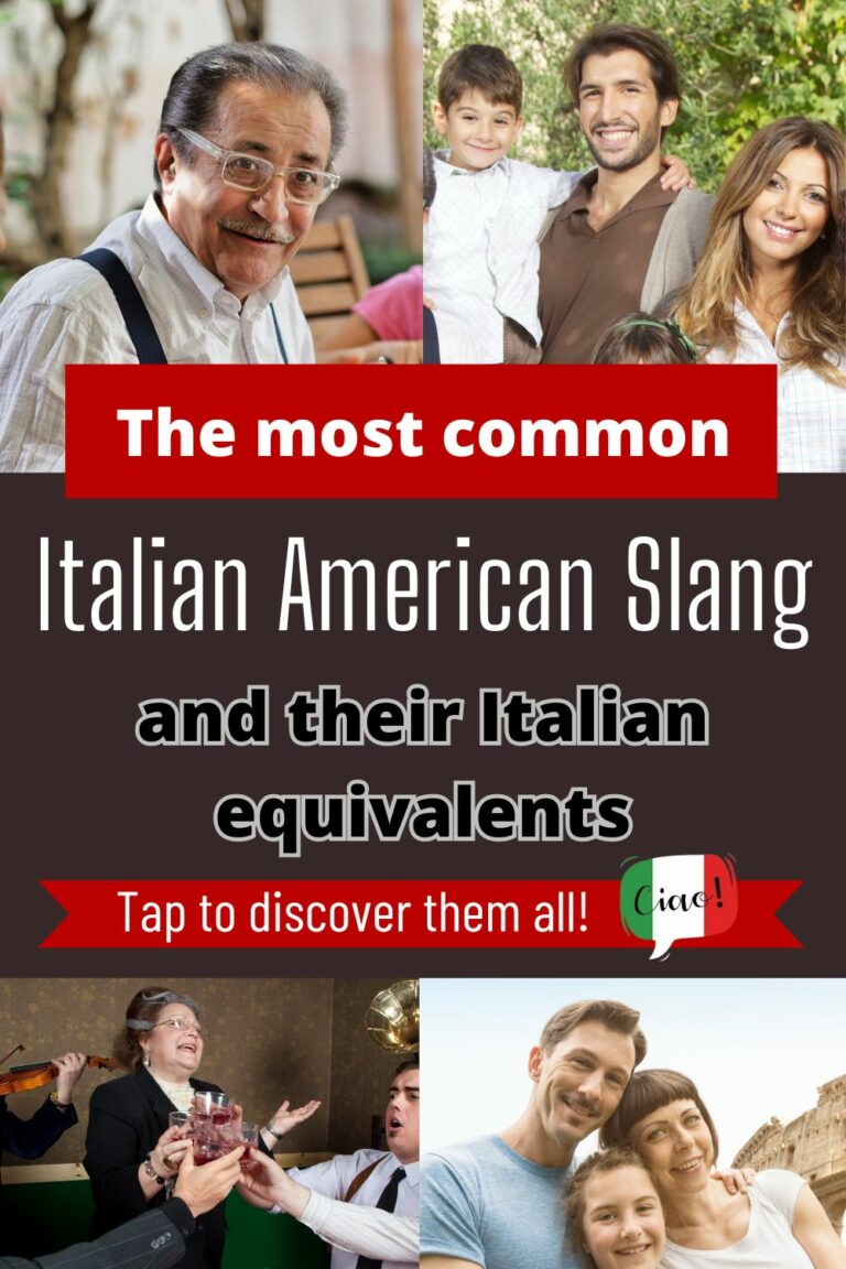 The Most Common Italian American Words (and Their Standard Italian ...