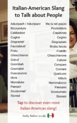 The most common Italian-American slang terms (and their Italian ...