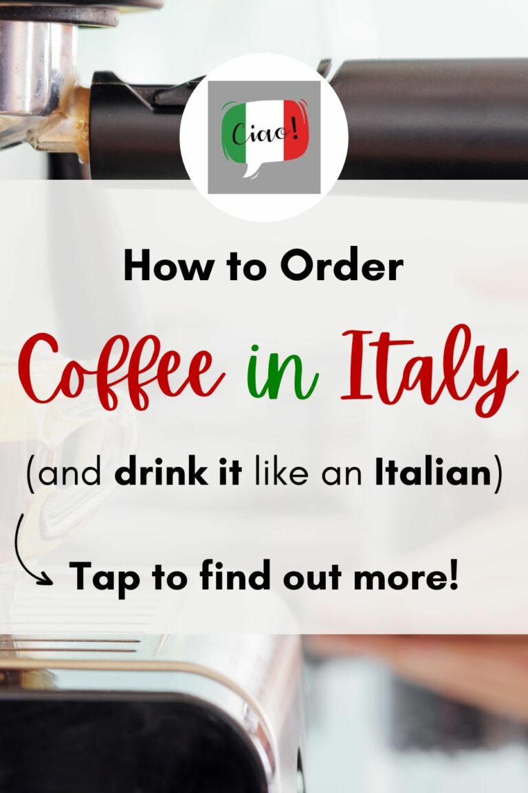 How to order a coffee in Italy (and how to drink it like a true Italian ...