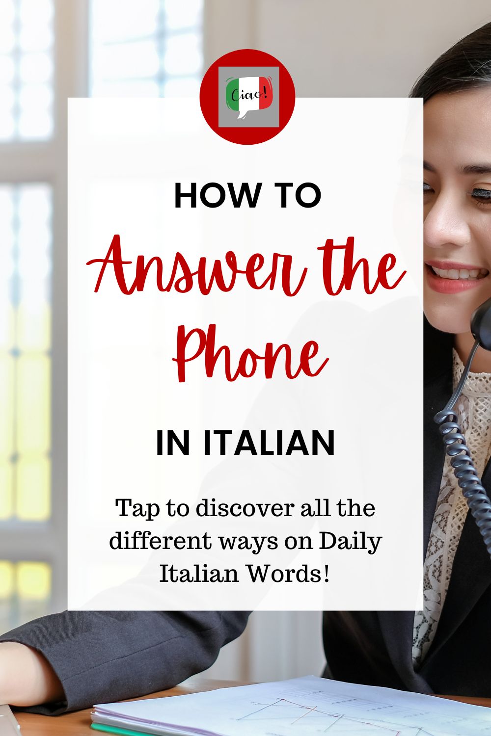 Ring, Ring! How to Answer the Phone in Italian - Daily Italian Words