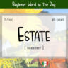 Italian Word of the Day: Estate (summer) - Daily Italian Words