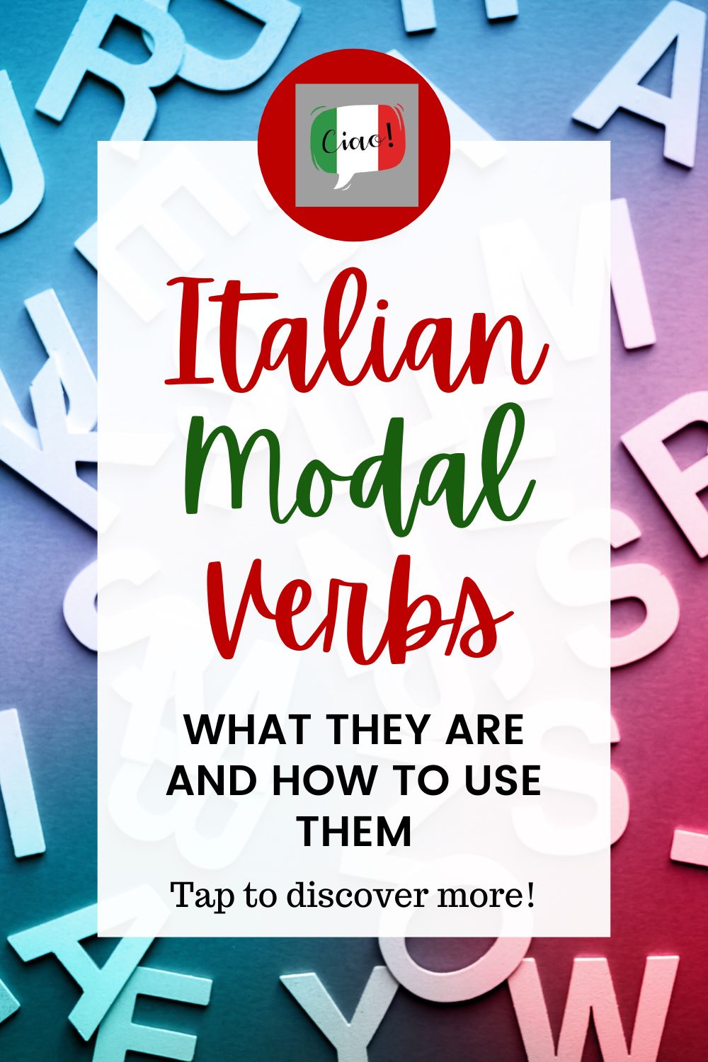 Learn the Italian Modal Verbs: Volere, Potere, Dovere, Sapere - Daily ...