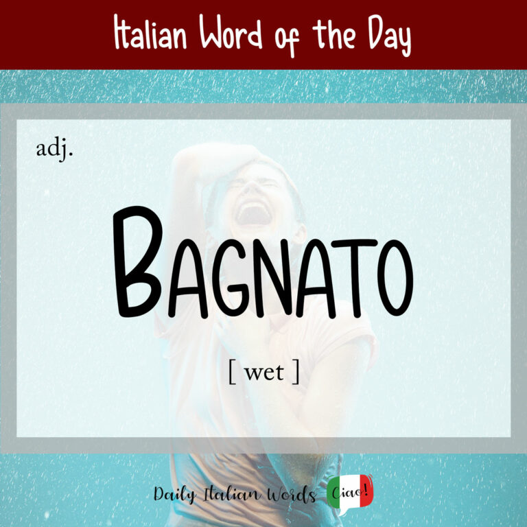 Italian Word of the Day Archives - Daily Italian Words