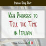 Key Phrases to Tell the Time in Italian - Daily Italian Words